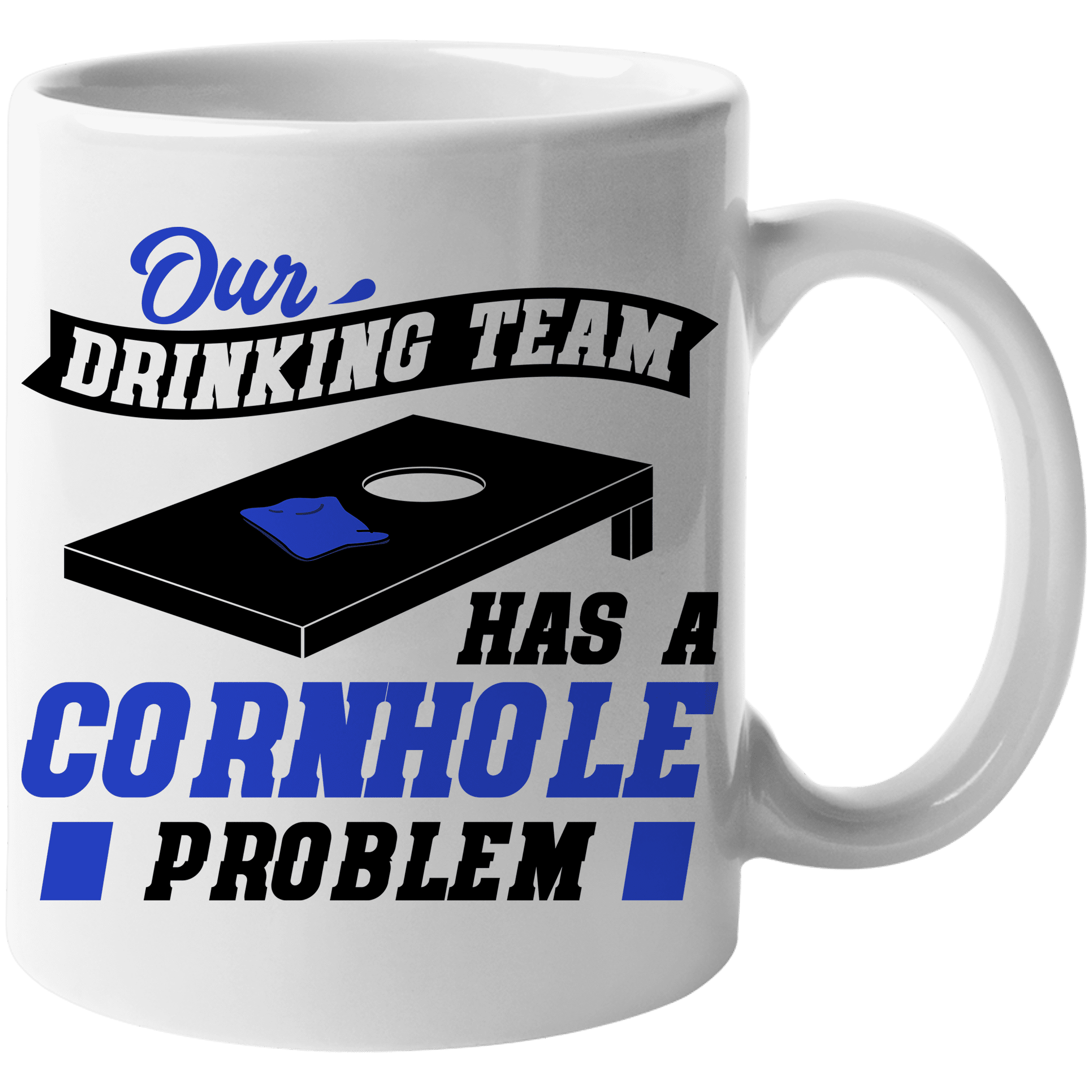 Our Drinking Team Has a Cornhole Problem, Bean Bag Toss Lawn Game ...