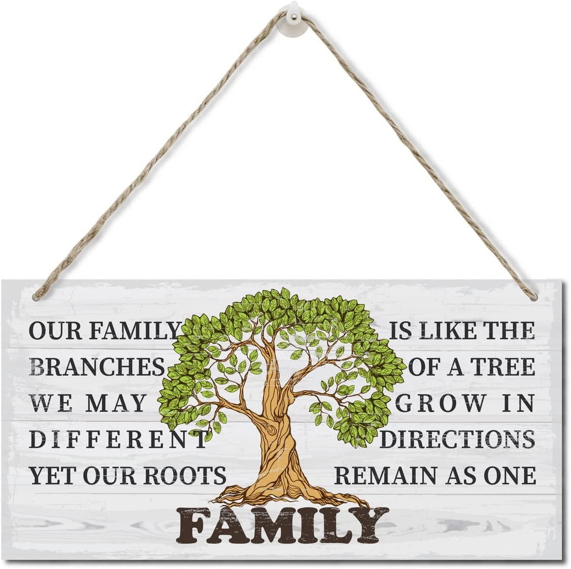 Our Family Like Branches On A Tree Wall Decor Wood Plaque Sign Wall ...