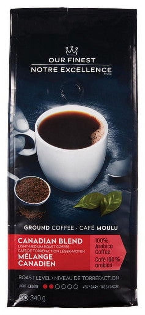 Our Finest, Canadian Blend Light-Medium Roast Coffee, 340g/12oz ...