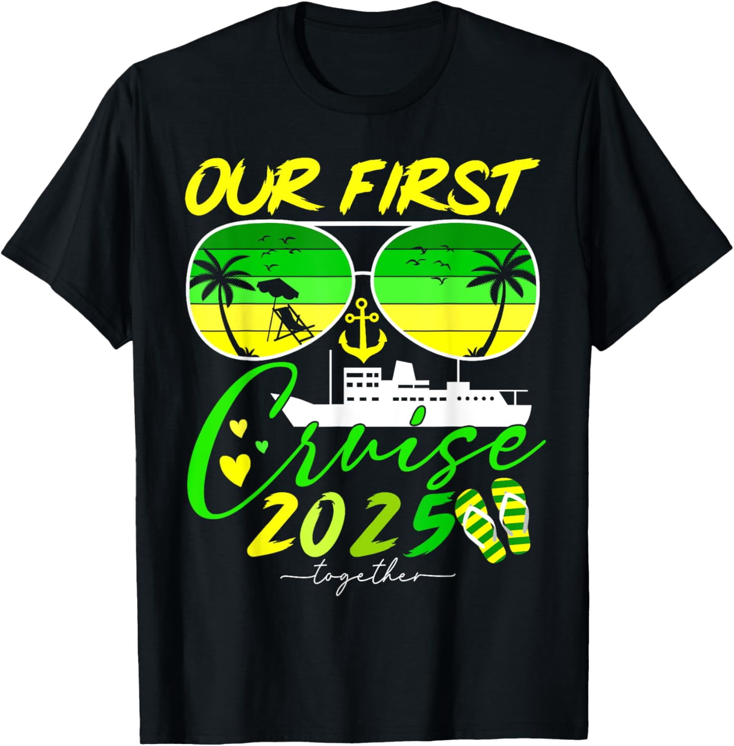 Our First Cruise 2025 Together Matching Couples Cruise T-Shirt ...