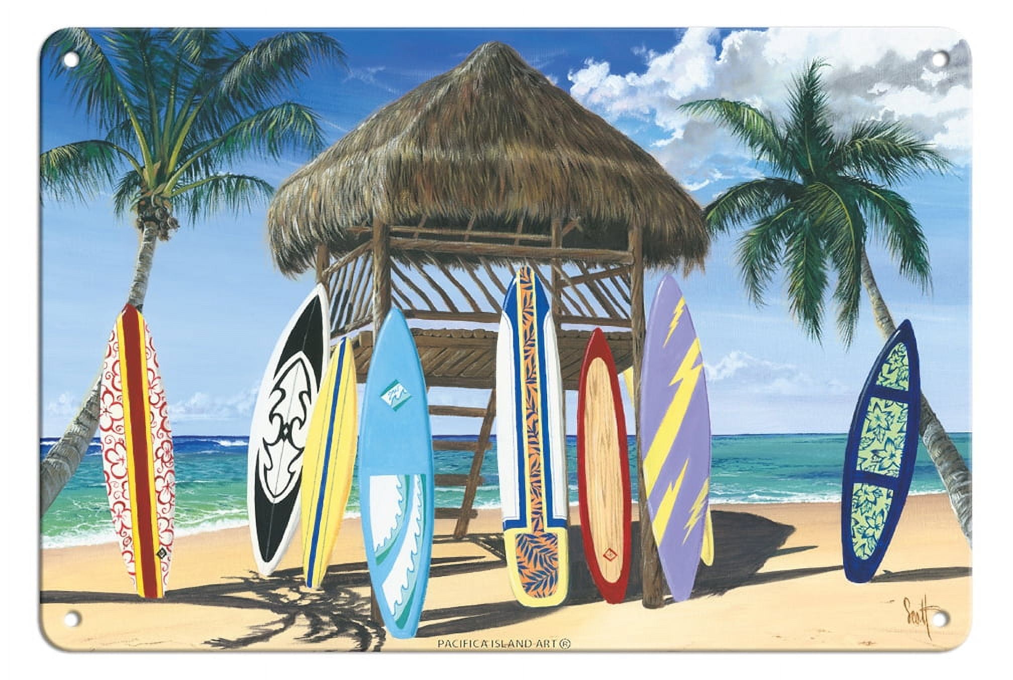 Our Gang - Surfboard Art - From an Original Color Painting by Scott ...