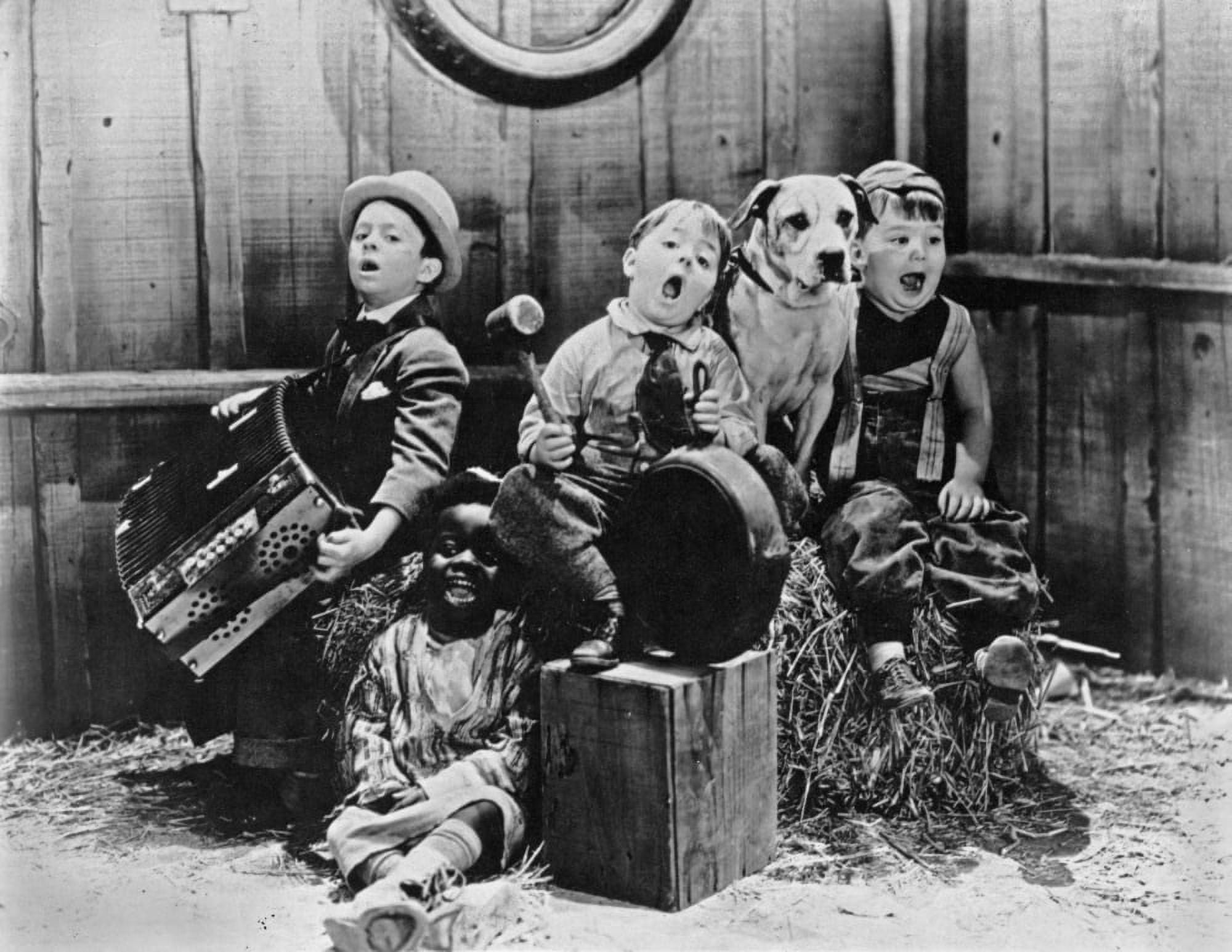 Our Gang singing with a dog Photo Print (8 x 10) - Walmart.com