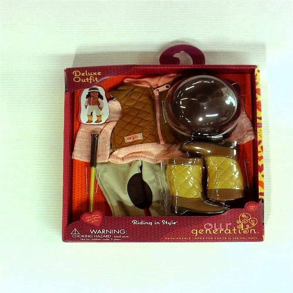 Our Generation Deluxe Outfit Riding in Style for 18 doll - Walmart.com