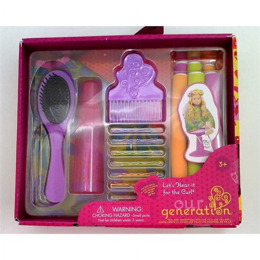 Our Generation Doll Hair Styling Set - Let's Hear it for the Curl ...