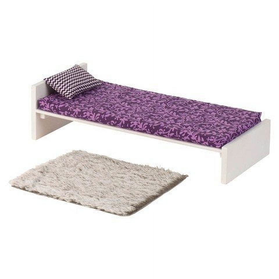 Our Generation Dollhouse Furniture - Bed and Rug Set - Walmart.com