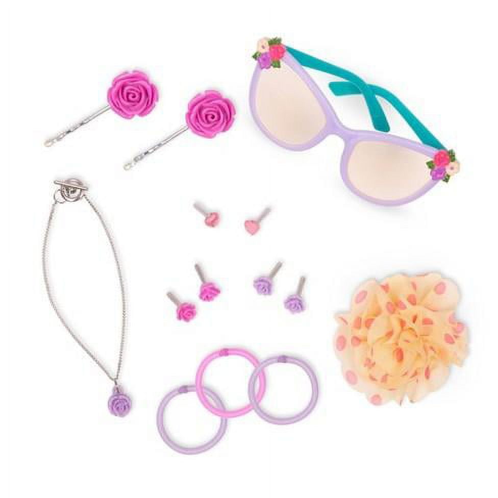Our Generation Fashion Play Set for 18 inch Dolls Fine in Floral pack ...