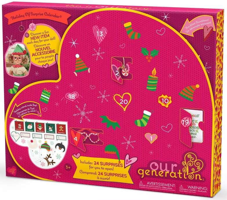 Our Generation Holiday Elf Surprise Calendar (24 Surprises ...