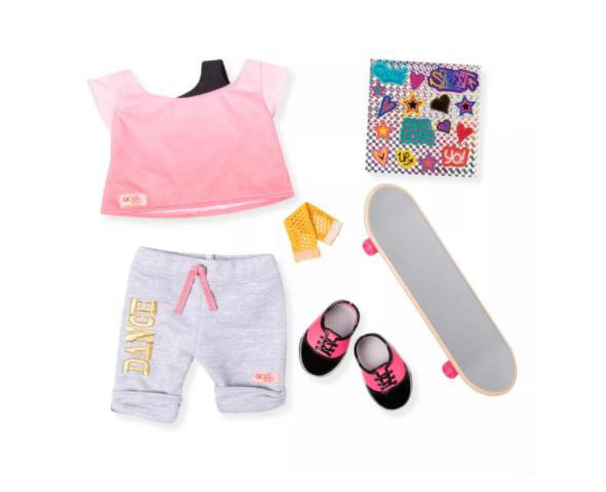 Our Generation OG Fly Skateboard Outfit for 18" Dolls - Walmart.com