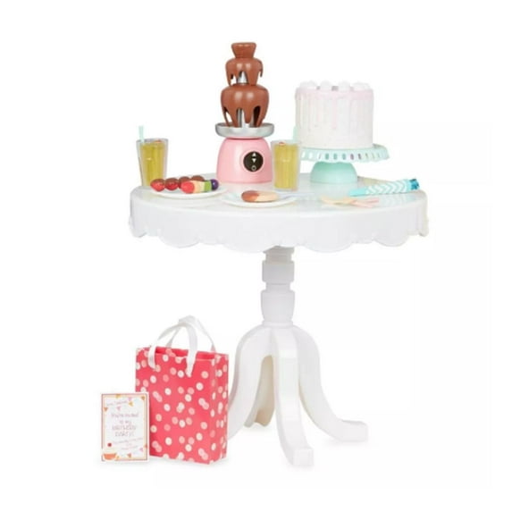 Our Generation Party Time Birthday Sweets Table Accessory Set for 18 ...