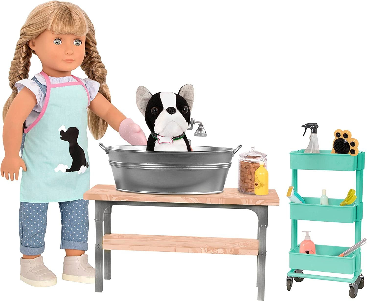 Our Generation Pet Grooming Salon Accessory Set of 18" Dolls - Walmart.com