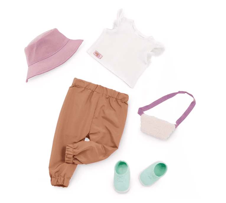 Our Generation Ready to Roam Bucket Hat & Crossbody Bag Outfit for 18 ...