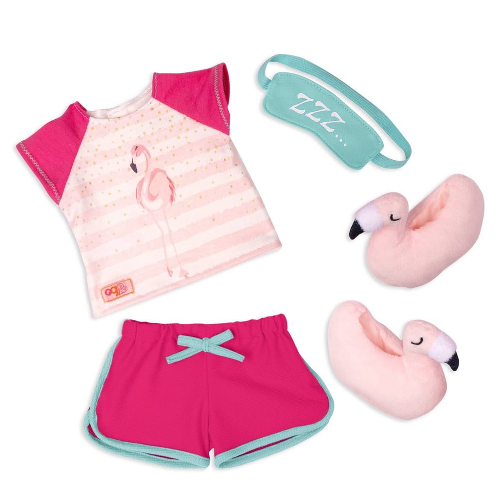 Our Generation Sleepover Pajama Outfit for 18" Dolls - Flamingo ...
