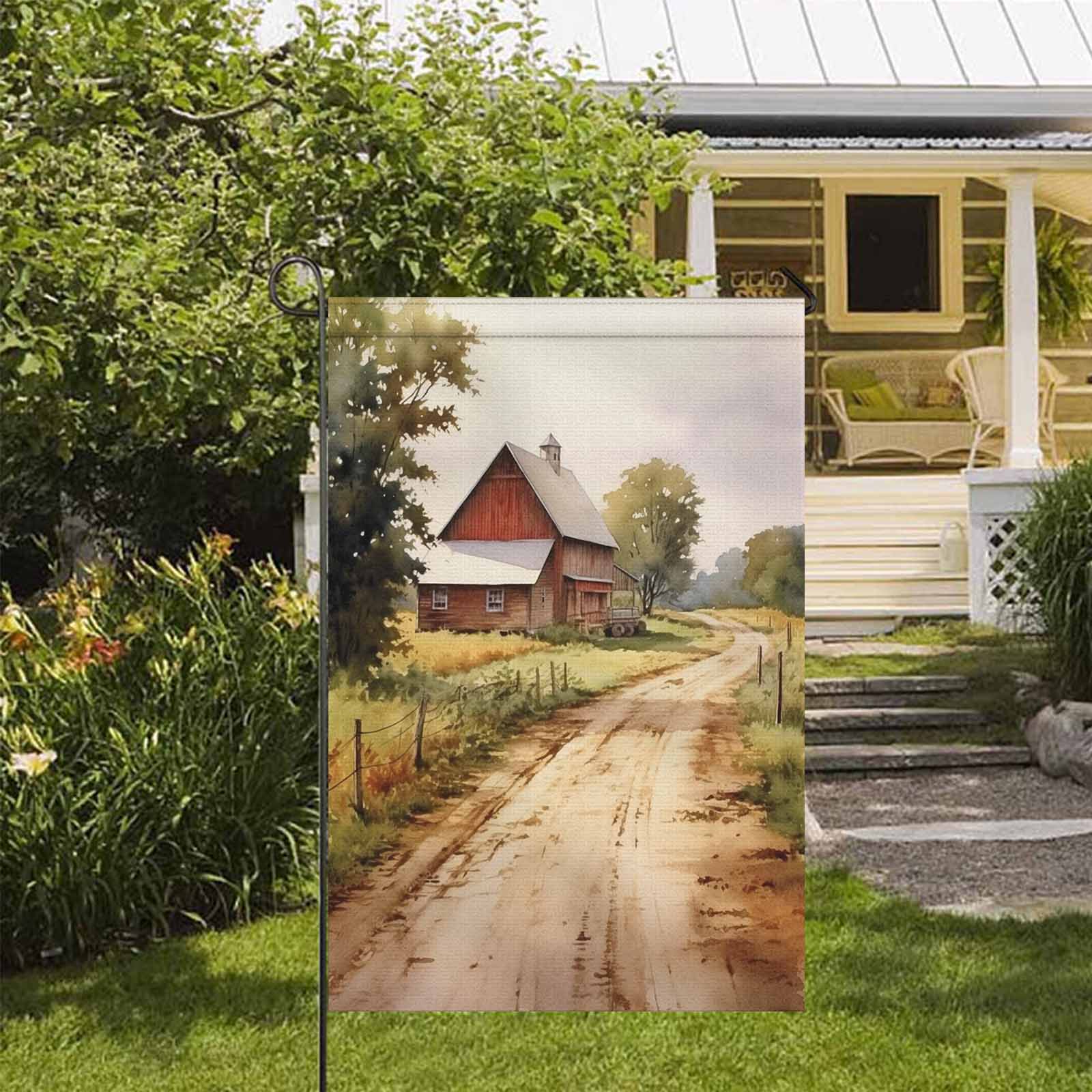 Our Home Decorative Garden Flag, Flower Yard Outside Decorations ...