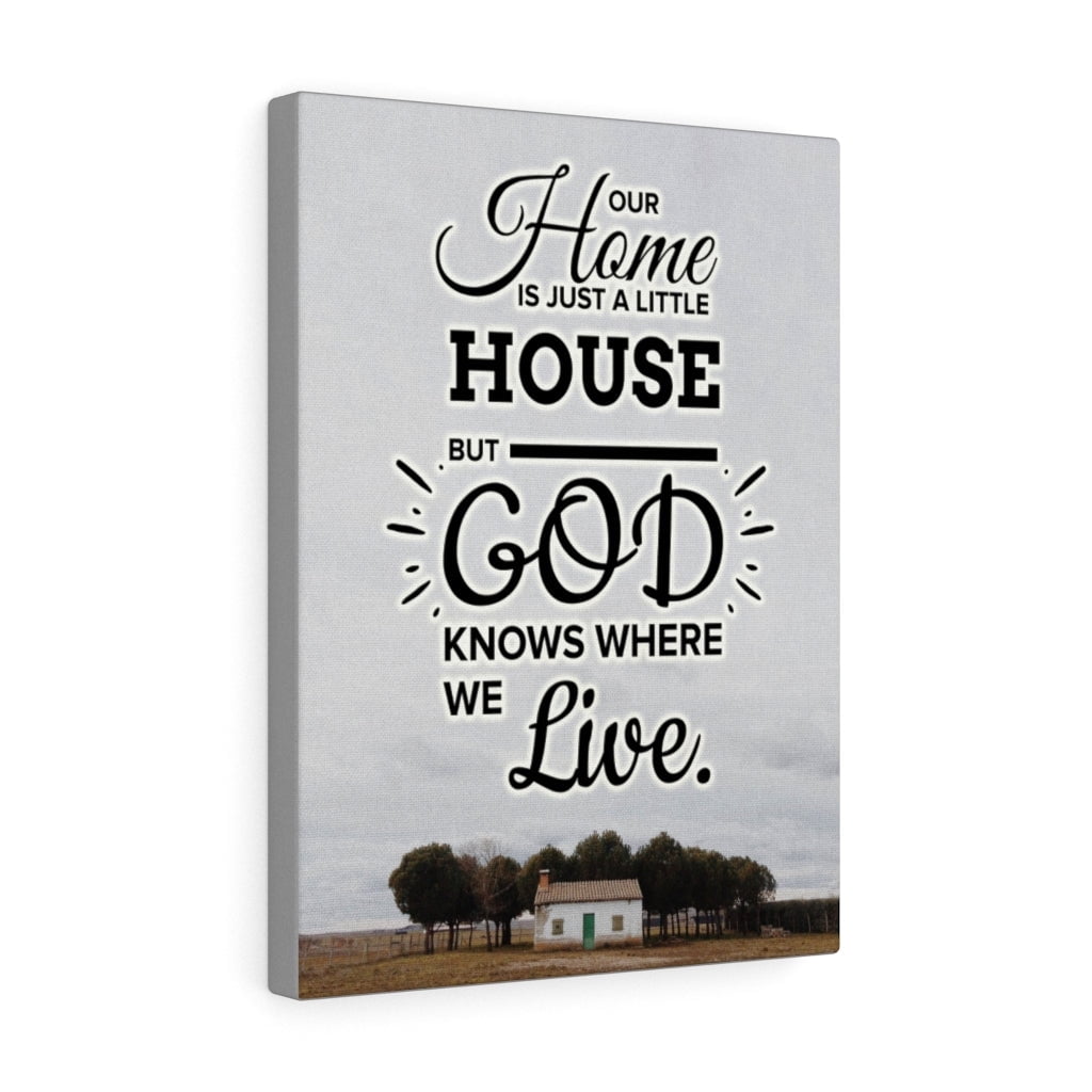 Our Home is Just A Little House Verse Home DecorInspiring Wall Art ...