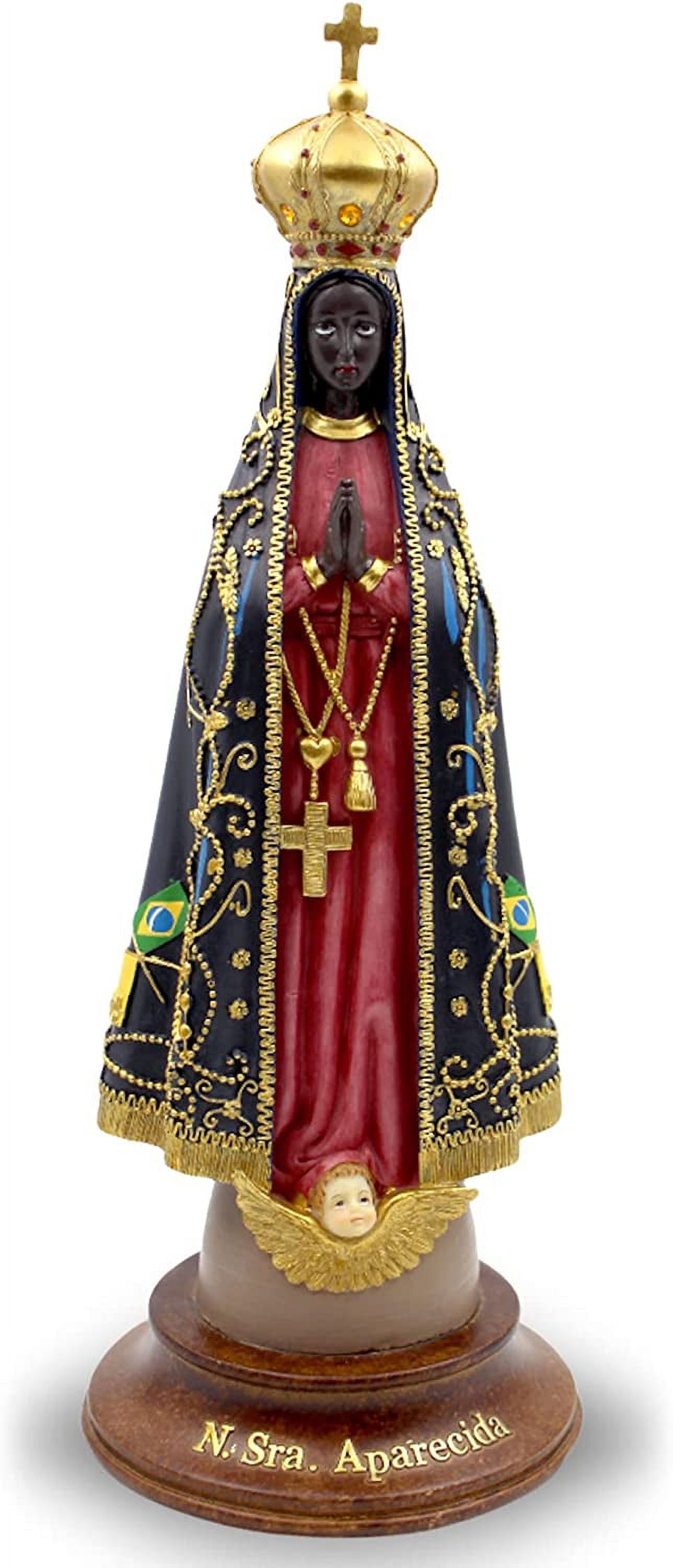 Our Lady Aparecida Religious Statue Made in Portugal (40cm) - Walmart.com