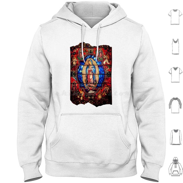 Our Lady Of Guadalupe Virgin Mary Hoodies Long Sleeve Virgin Mary ...