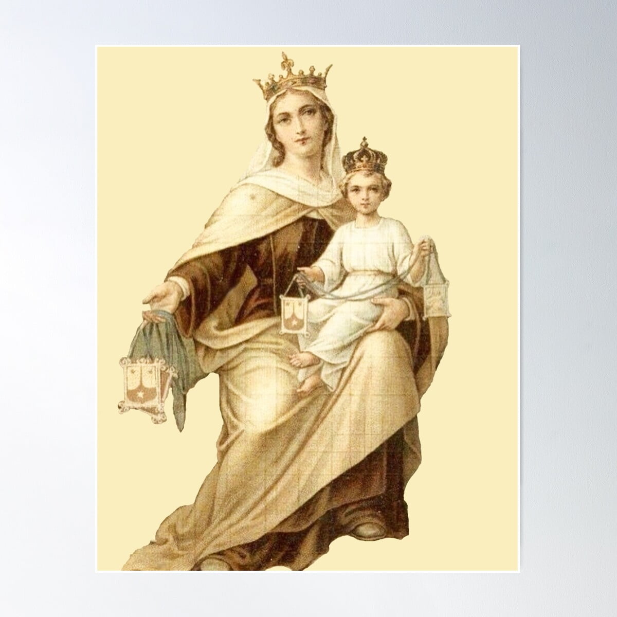 Our Lady Of Mount Carmel 2 Poster Wall Art, Modern Wall Decor For ...