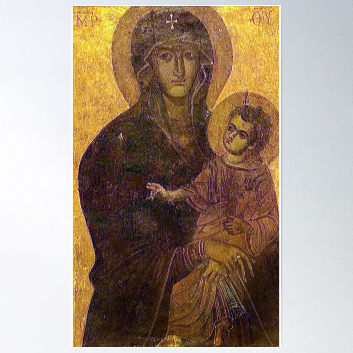 Our Lady: The Salus Populi Romani Icon Poster Wall Art, Modern Wall ...