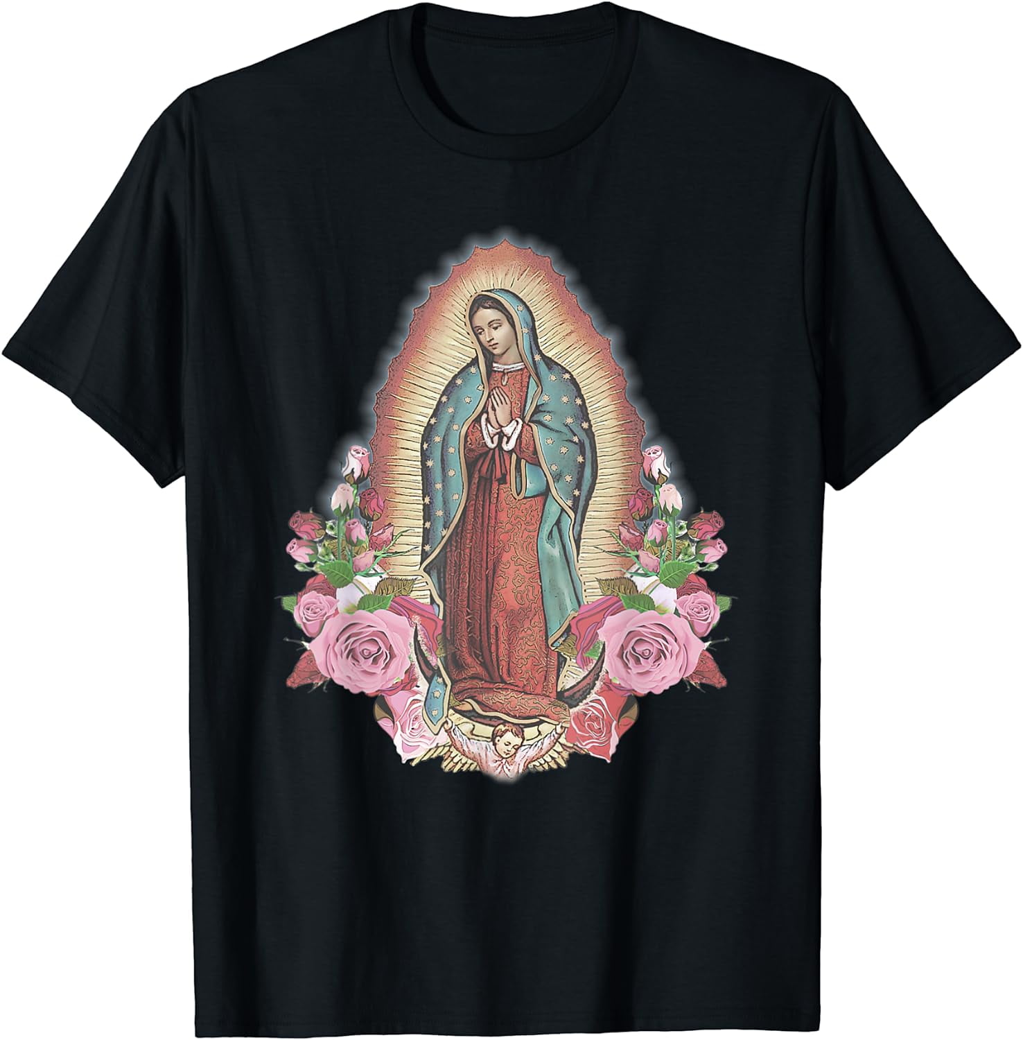 Our Lady Virgen De Guadalupe Virgin Mary T-Shirt - Walmart.com