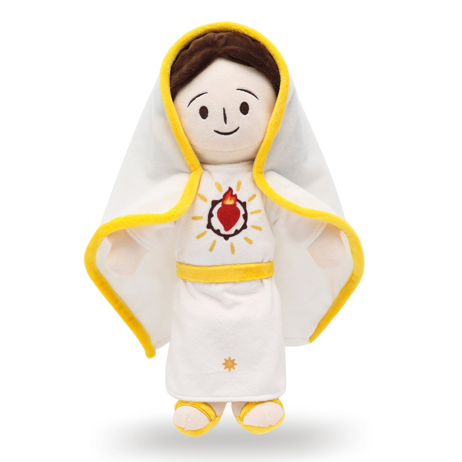 Our Lady of Fatima Sacred Heart Plush Doll – Blessed Virgin Mary ...
