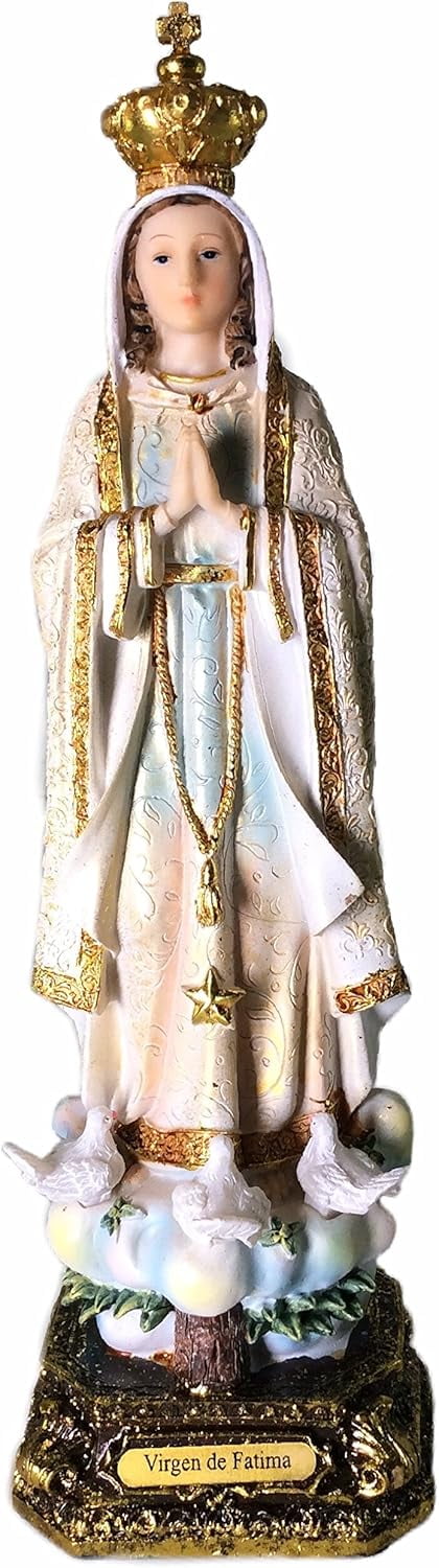 Our Lady of Fatima Statue Catholic Virgen Santa Fatima Estatua ...