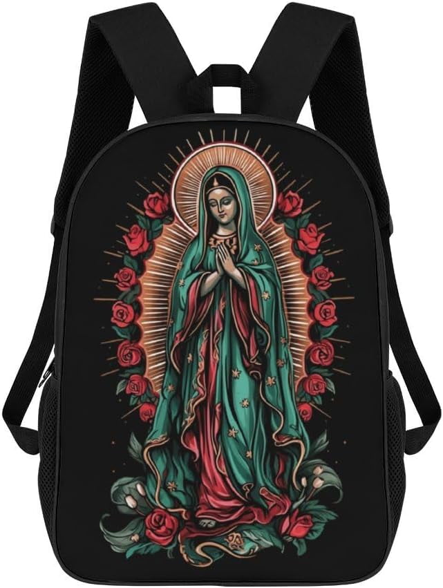 Our Lady of Guadalupe Backpack Laptop Backpack Virgin Mary Adjustable ...