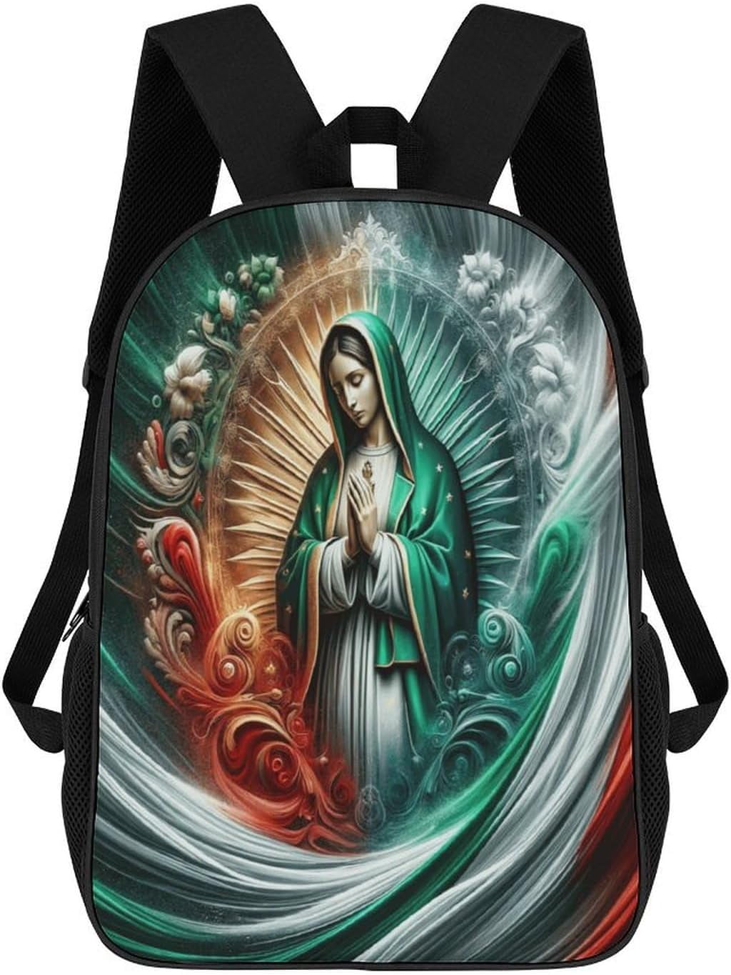 Our Lady of Guadalupe Backpack Laptop Backpack Virgin Mary Adjustable ...