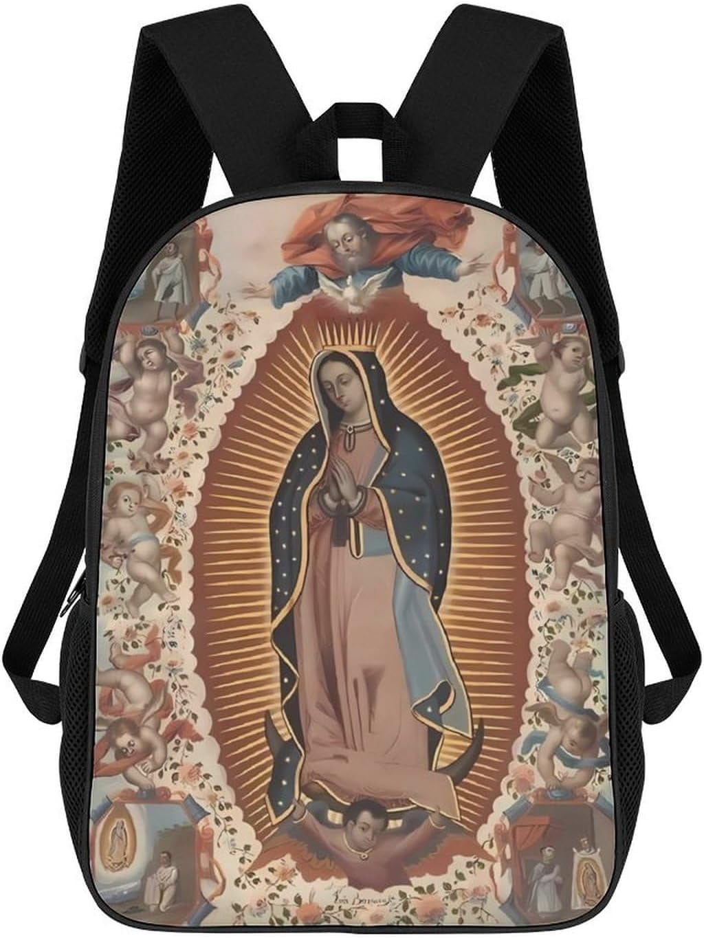 Our Lady of Guadalupe Backpack Laptop Backpack Virgin Mary Adjustable ...