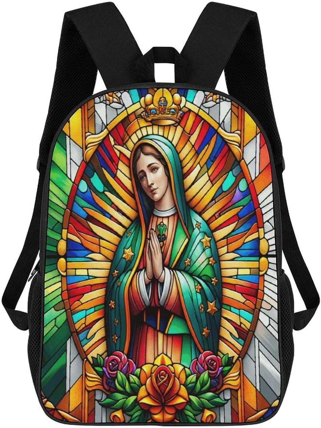 Our Lady of Guadalupe Backpack Laptop Backpack Virgin Mary Adjustable ...