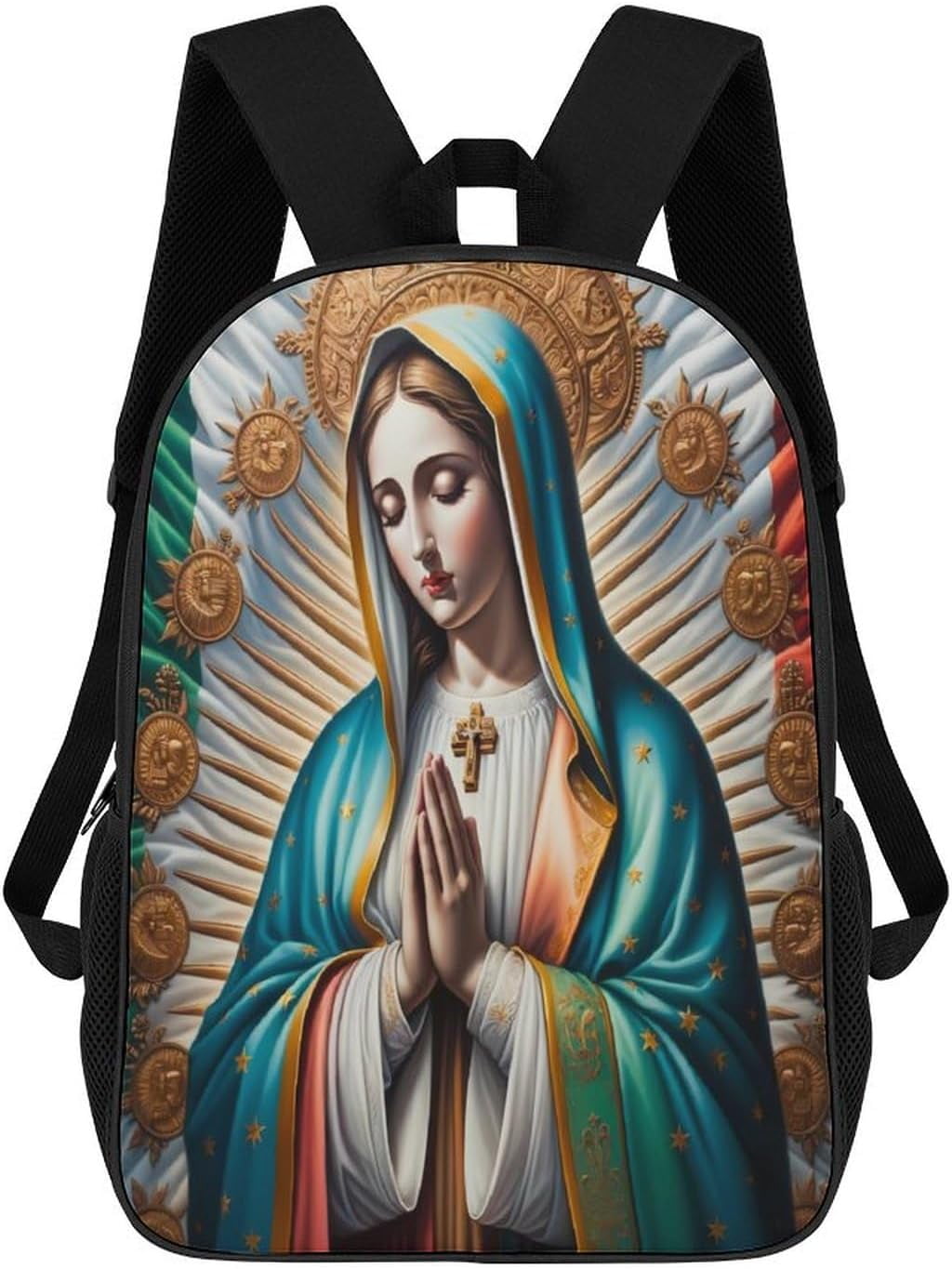 Our Lady of Guadalupe Backpack Laptop Backpack Virgin Mary Adjustable ...