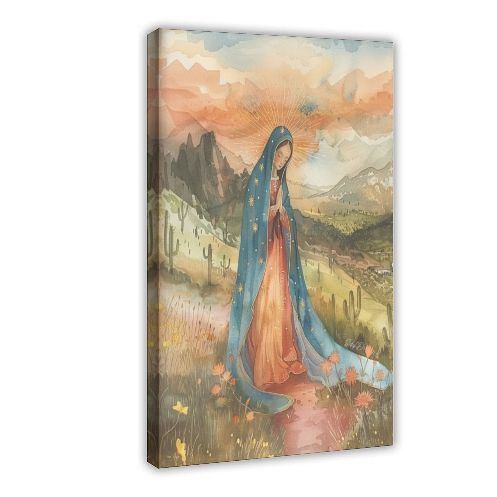 Our Lady of Guadalupe Catholic Wall Art, Virgin Mary Framed Print ...