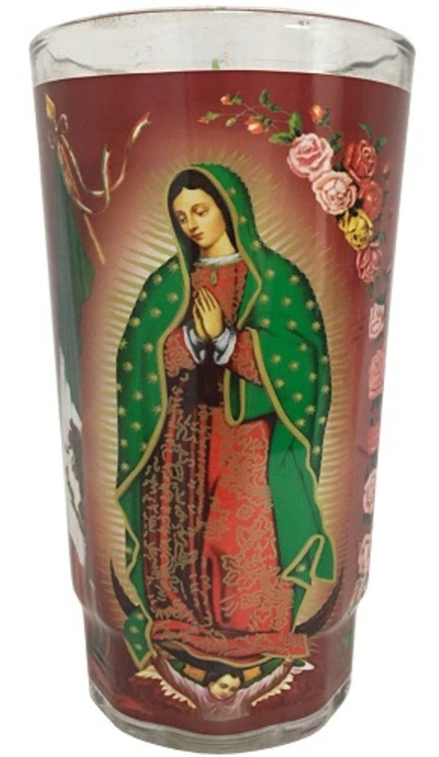 Our Lady of Guadalupe (Ntra, Senora de Guadalupe) Devotional Candle ...