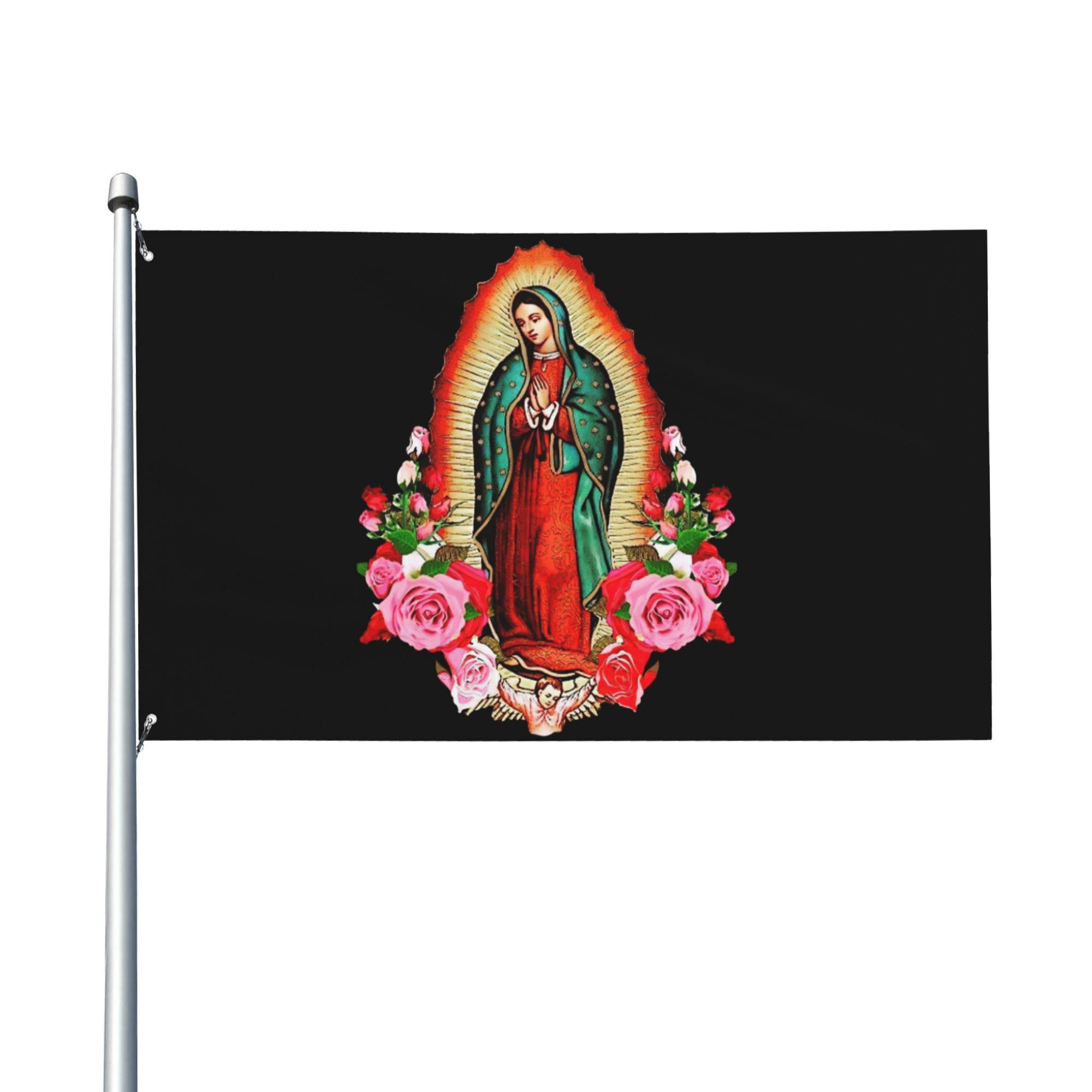 Our Lady of Guadalupe Virgin Mary Flag Outdoor Garden Flag Breeze Flag ...
