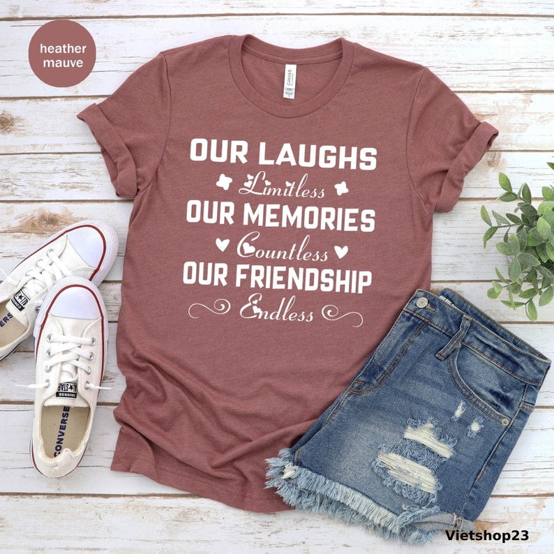 Our Laughs Are Limitless Tee – Best Friend Matching Friendship Gift ...