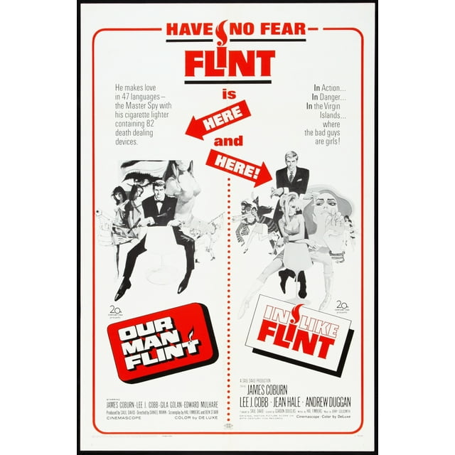 Our Man Flint 1966 In Like Flint 1967 U Movie Poster Masterprint ...