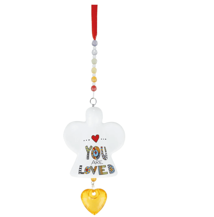 Our Name Is Mud You Are Loved Angel Suncatcher Ornament - Walmart.com