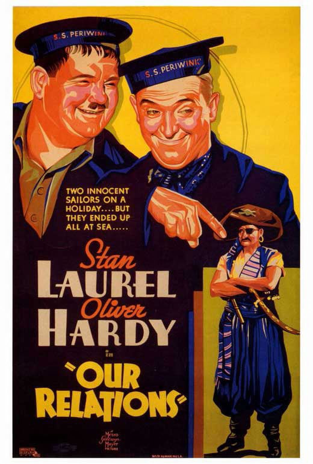 Our Relations - movie POSTER (Style A) (27" x 40") (1936) - Walmart.com