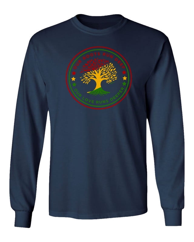 Our Roots Run Deep Juneteenth Emancipation Day Long Sleeve T-Shirt ...