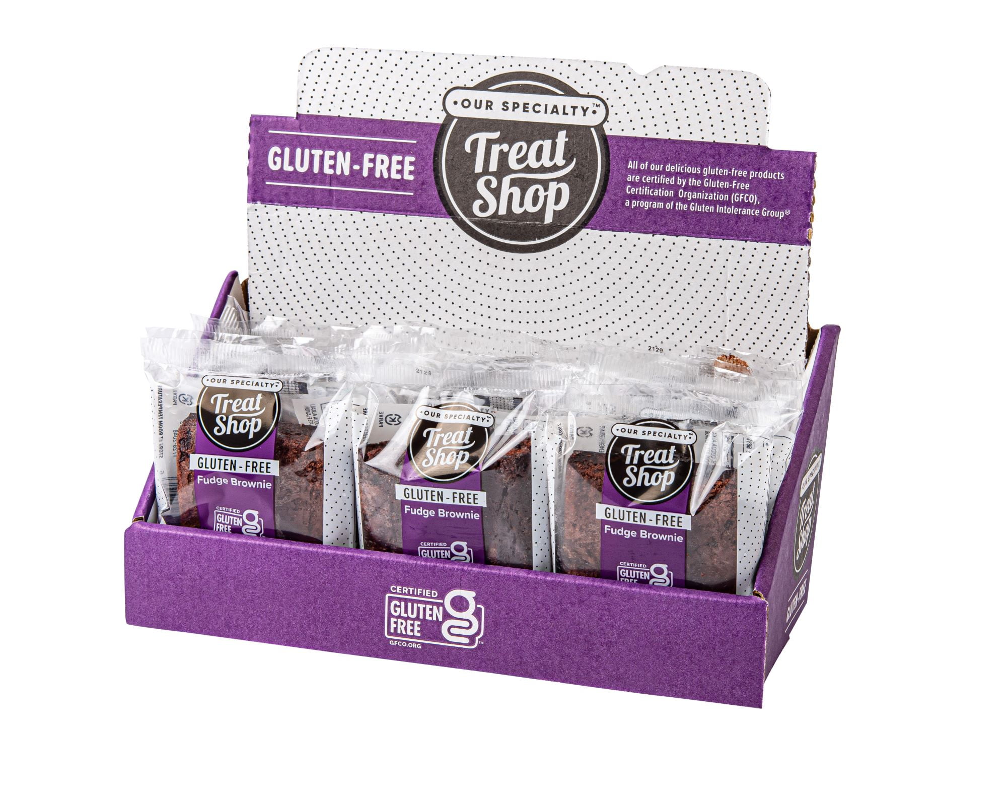 Our Specialty Gluten Free Chocolate Fudge Brownies, Individually ...
