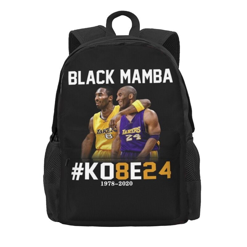 Our best Kobe 8 and 24 Our hero black Mamba Backpack, Lightweight ...