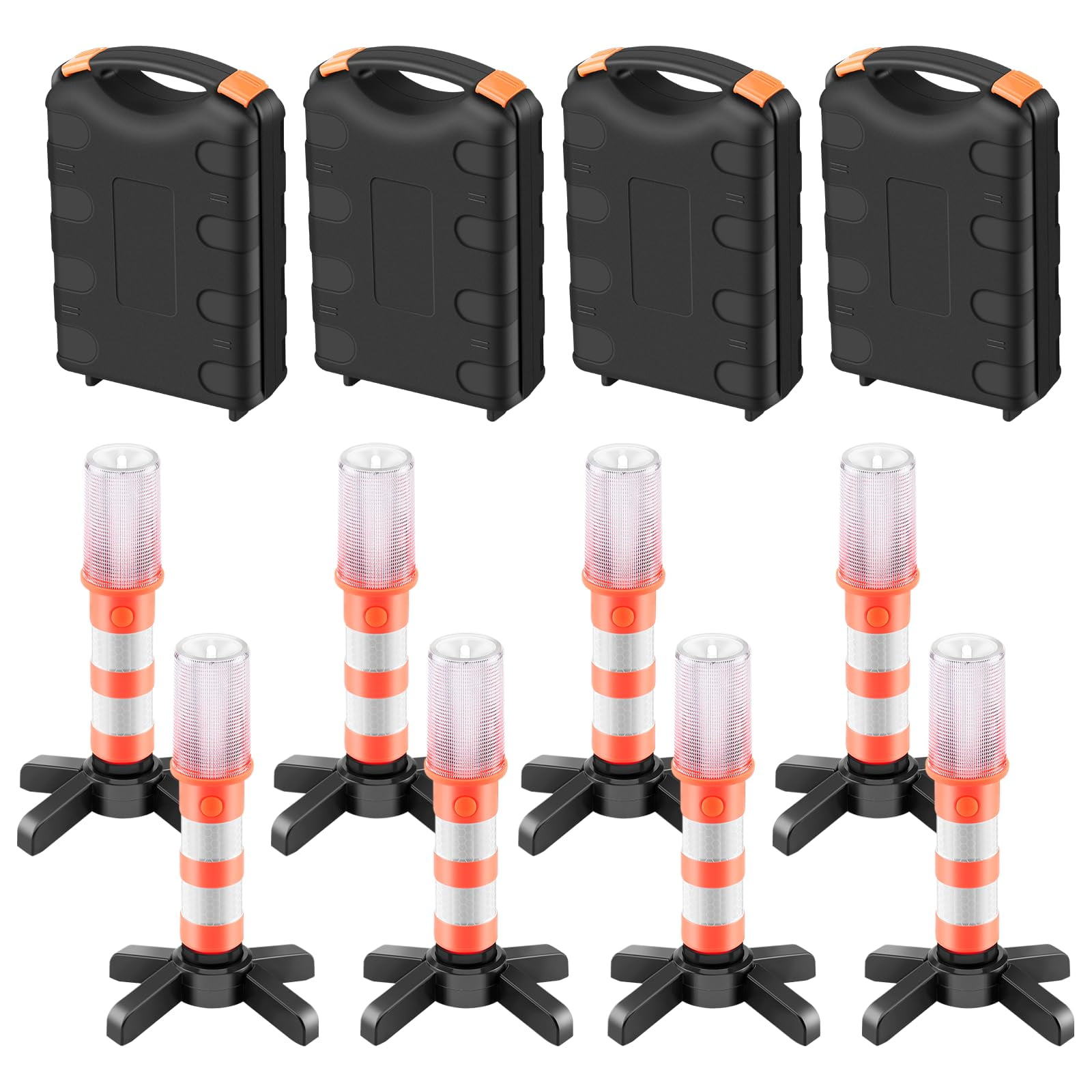 OurLeeme Emergency Lights, LED Roadside Warning Lights Flashing Road ...