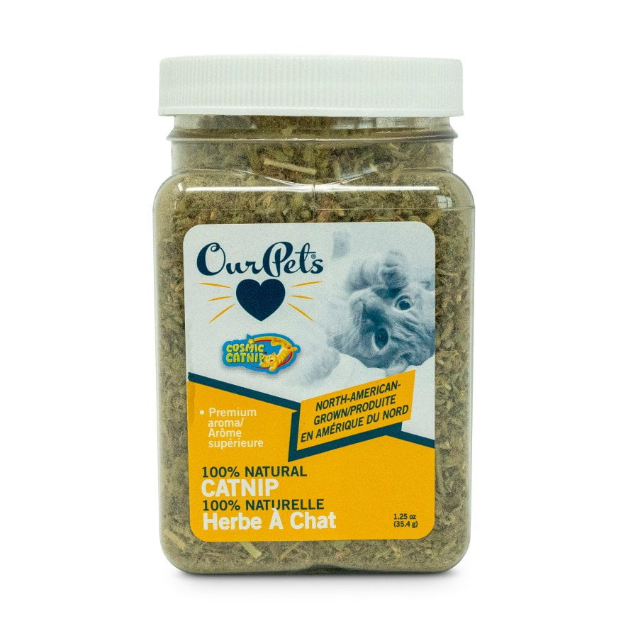 OurPets Cosmic Catnip 100% Natural Catnip, 1.25Oz Jar - Walmart.com