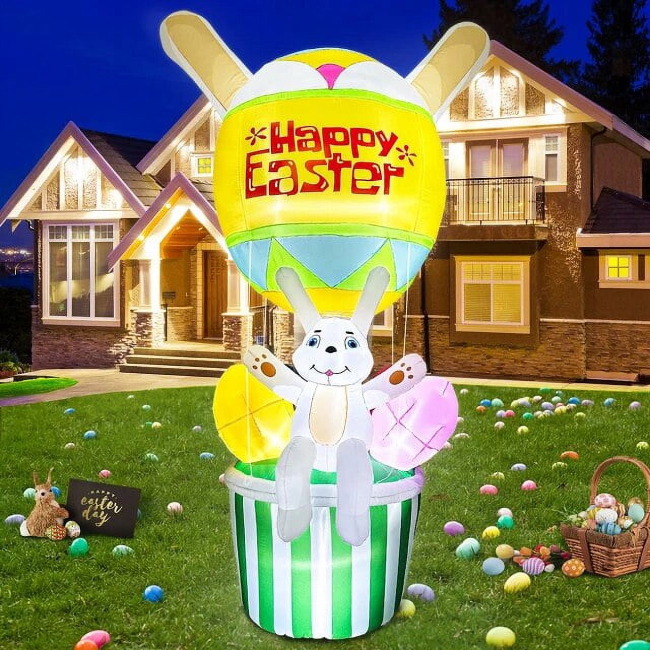 OurWarm 6ft Easter Inflatables Outdoor Decorations Inflatable Easter ...