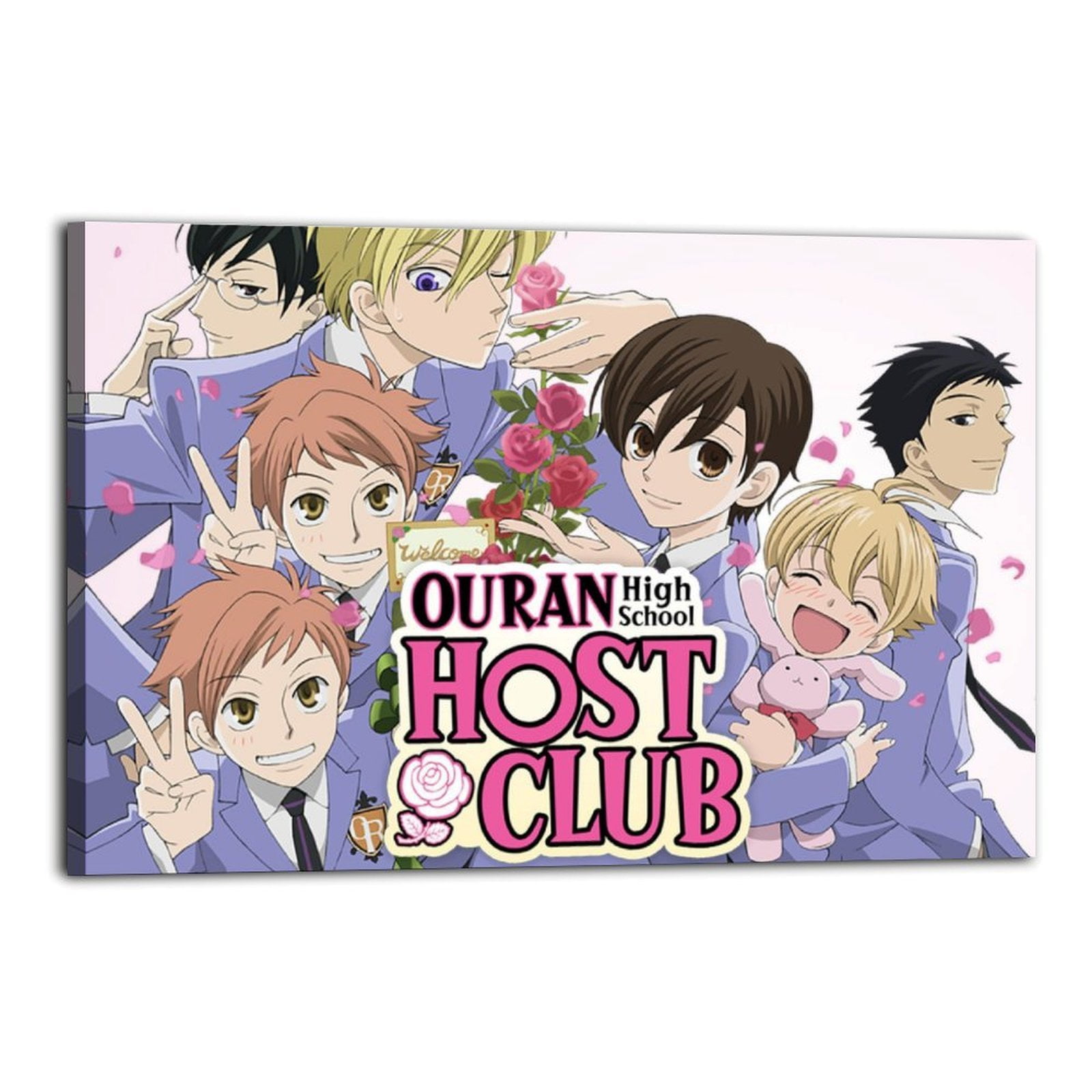 Ouran High School Host Club Canvas Wall Art Posters for Bedroom Living ...