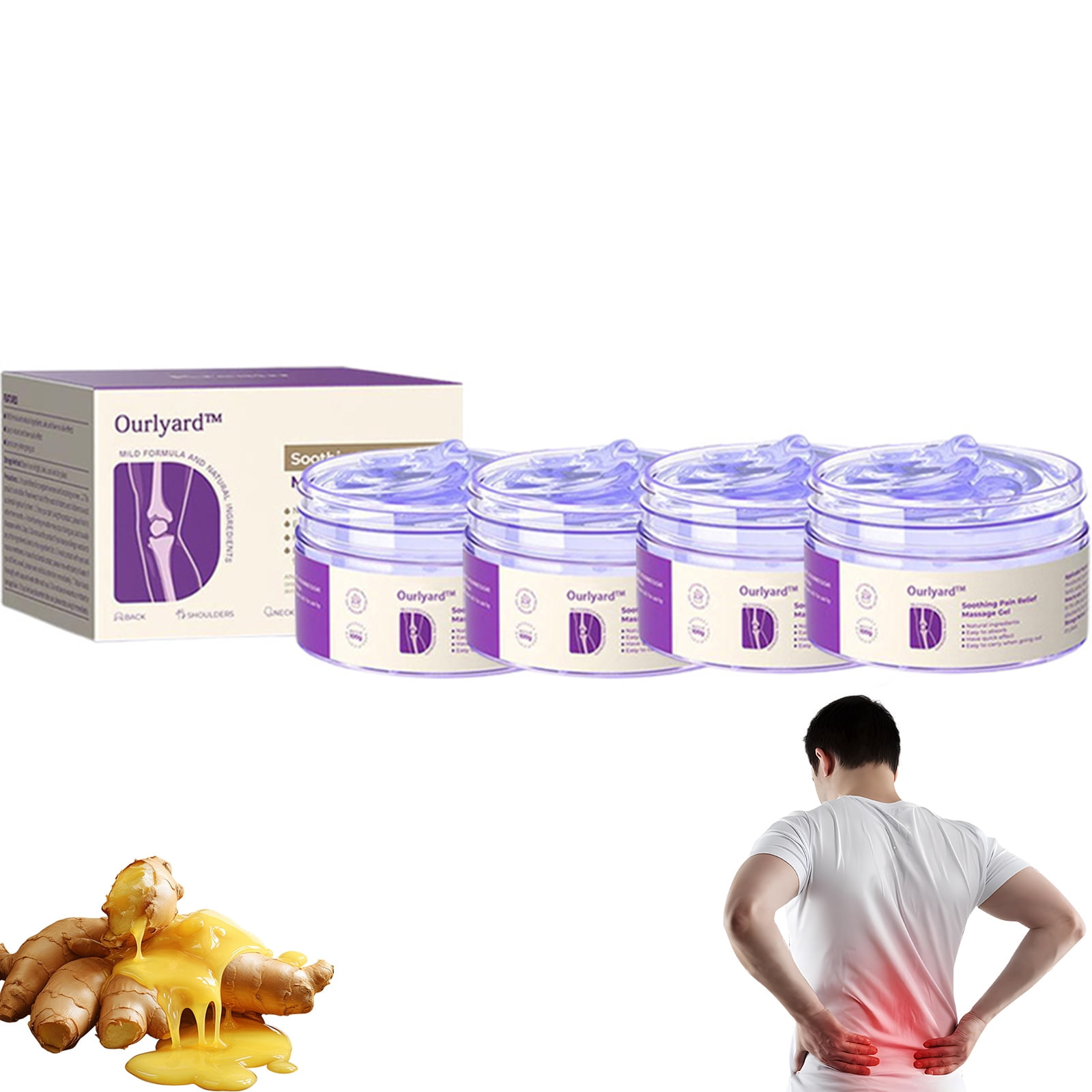 Ourlyard Joint Gel Purple Gel, quickly absorbed, improves joint ...
