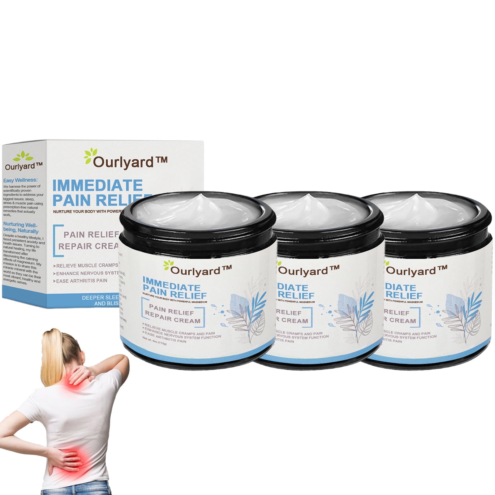 Ourlyard Magnesium Pain Healing Body Cream,2025 New Upgraded Joint ...