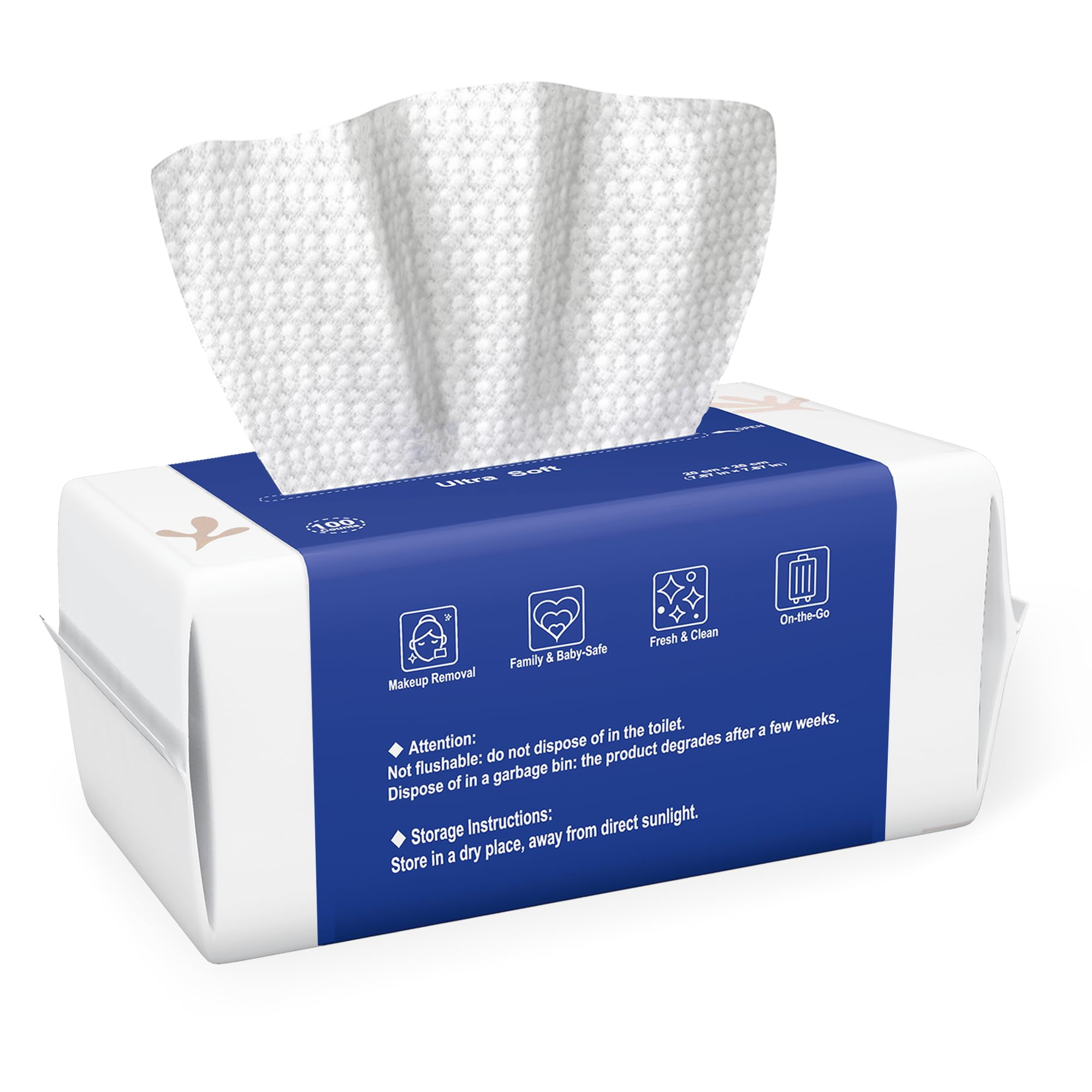 Ourmed Life Face Towels, IFF17 Disposable Biodegradable Clean Towels ...