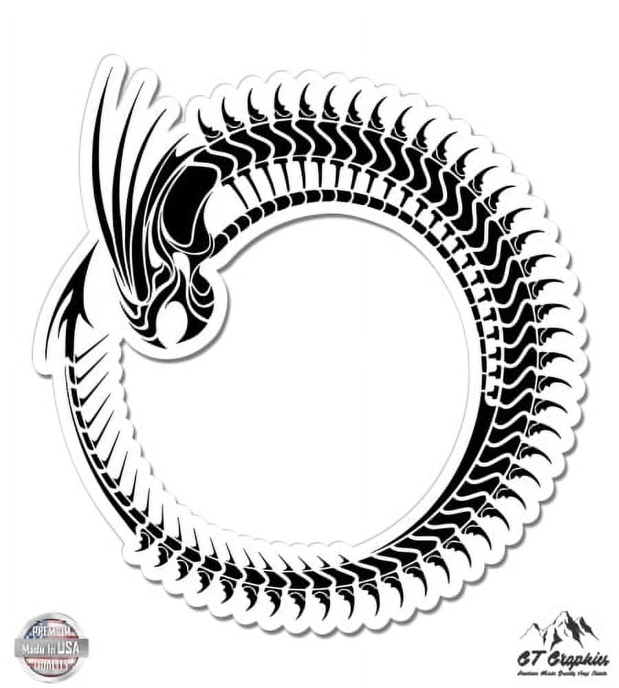 Ouroboros - 3" Vinyl Sticker - For Car Laptop I-Pad Phone Helmet Hard ...