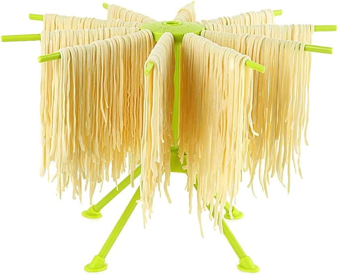 Ourokhome Collapsible Spaghetti Drying Rack- Plastic Foldable Pasta ...