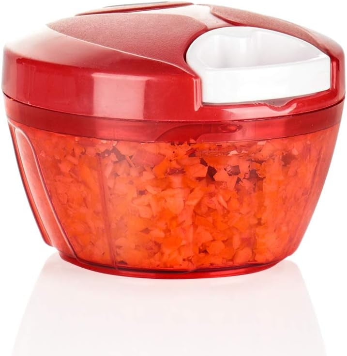 Ourokhome Manual Food Processor Vegetable Chopper, Portable Hand Pull ...